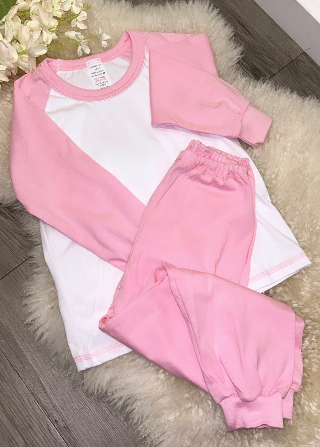 Personalised Girls pink pjs – Tinkerella Children's Boutique
